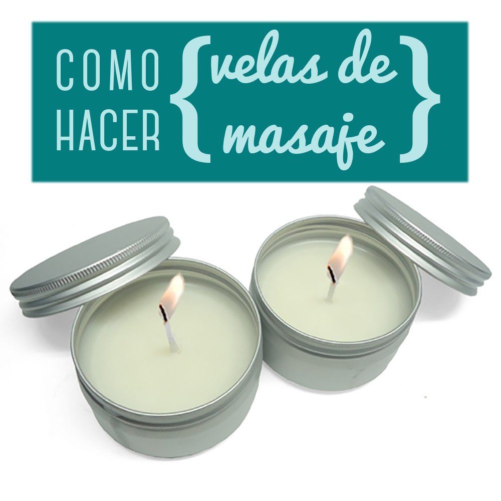 Te enseñamos como hacer velas de masaje caseras desde 0.