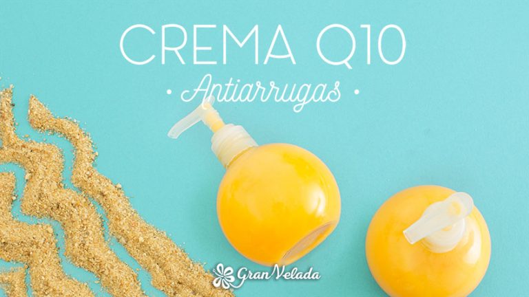 Crema Q10 reafirmante y refrescante corporal para la piel.